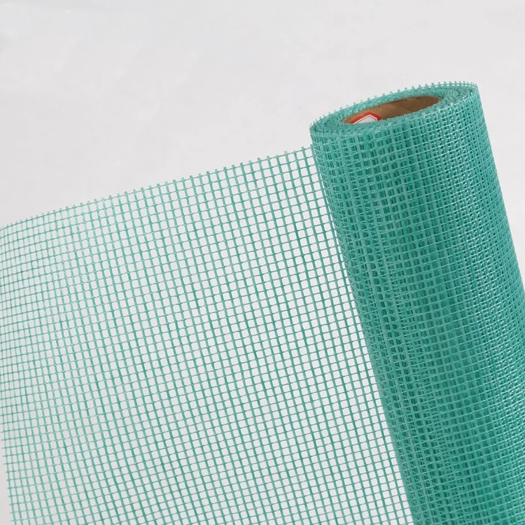 Different colors fire - proof fiberglass net used for construction material