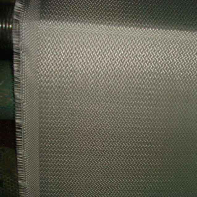 White color satin woven fiberglass clothes for composite material