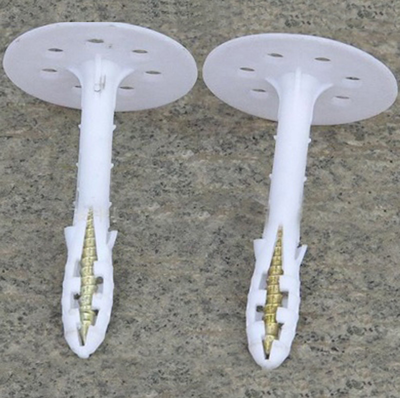 Different color Insulation system Fixing new Plastic Cap Heat ...